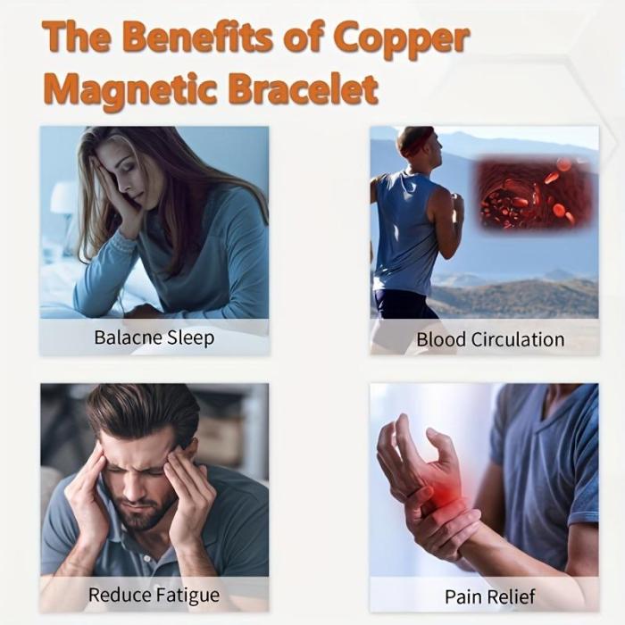 Copper Magnetic Bracelet – Boost Circulation & Ease Daily Fatigue 💪 ...